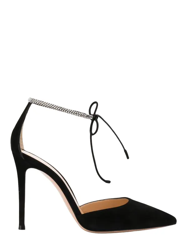 GIANVITO ROSSI Montecarlo D'orsay 105mm Pumps - Black