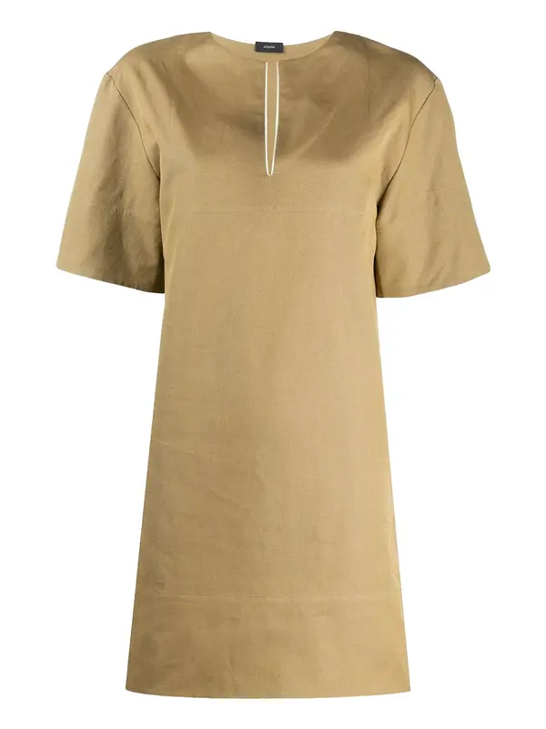 JOSEPH Long-line Tunic Top - Green
