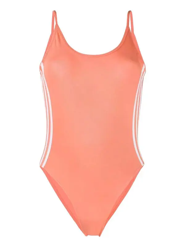 Adidas Side Stripe Bodysuit - Orange