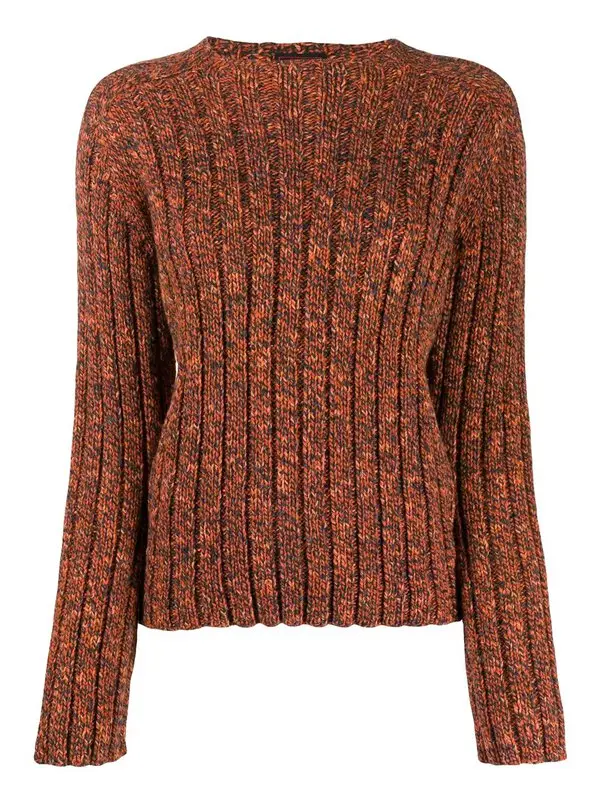 Jean Paul Gaultier 1990s Knitted Jumper - Orange