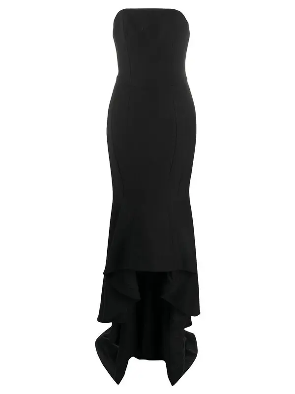 Alexandre Vauthier Strapless High-low Gown - Black