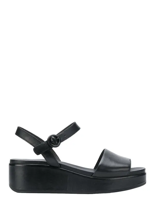 Camper Misia Platform Sandals - Black