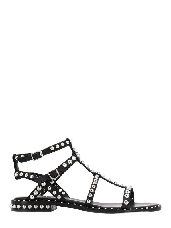 Ash Precious Studded Sandals - Black