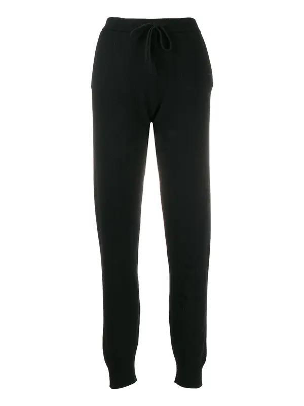 Chinti & Parker Cashmere Track Pants - Black