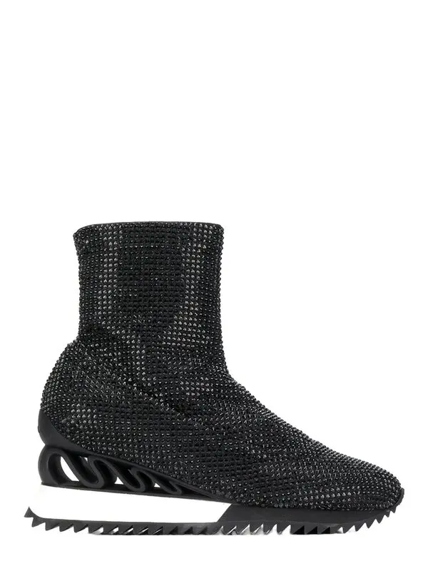 LE SILLA Queen Burma Sneaker Boots - Black