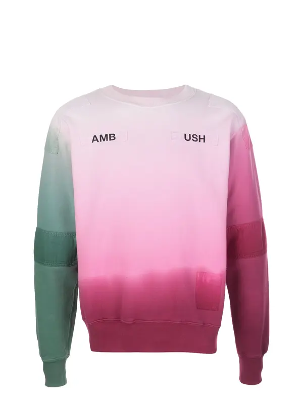 AMBUSH Logo-print Ombré Sweatshirt - Pink