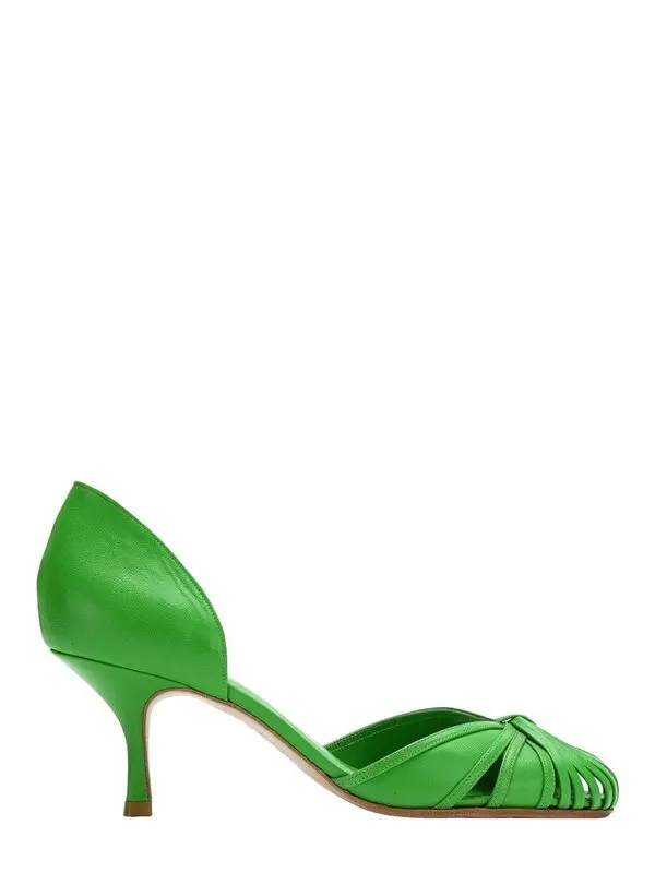 STUDIO CHOFAKIAN Leather Pumps - Green