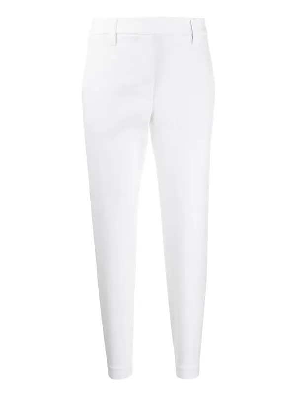 Brunello Cucinelli Slim-fit Trousers - White