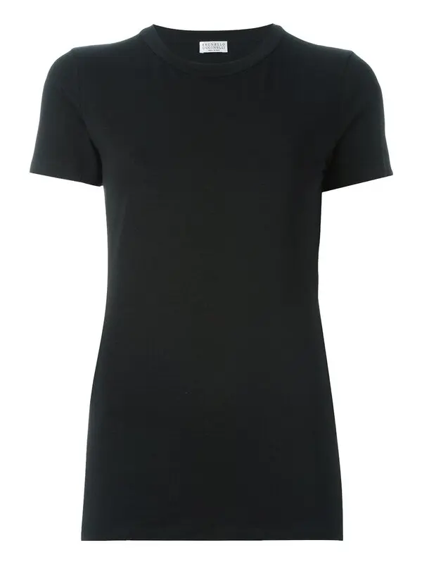 Brunello Cucinelli Round Neck T-shirt - Black