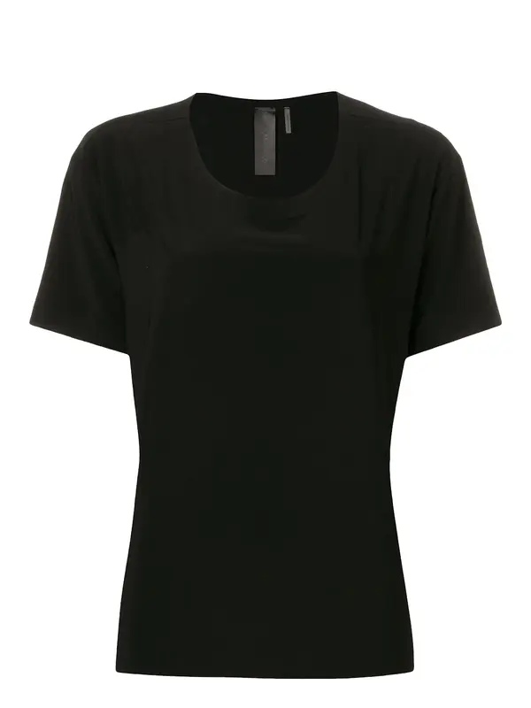 Norma Kamali Scoop Neck T-shirt - Black