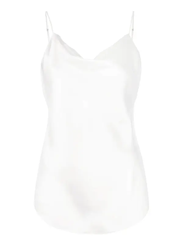 Cinq À Sept Marta Silk Cami Top - White