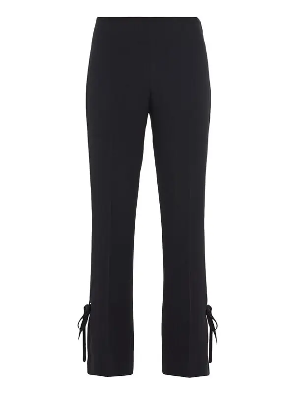Prada Tie Side Trousers - Black