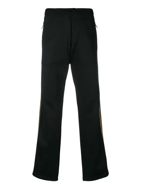 Dsquared2 Sequin Stripe Track Pants - Black