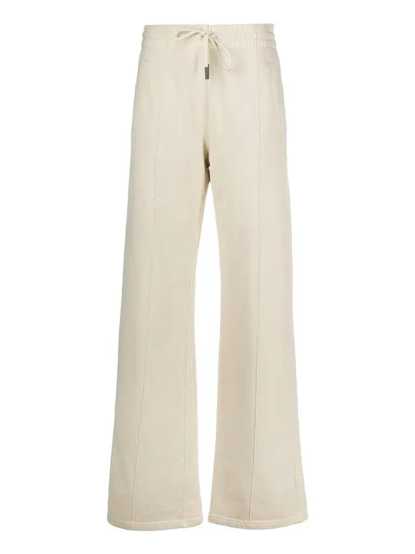 Off-White Oversized Straight Track Pants - Neutrals