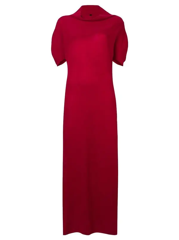 BEN TAVERNITI UNRAVEL PROJECT Cashmere Knitted Long Dress - Red