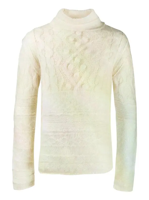 JEAN PAUL GAULTIER Chunky Knit Jumper - Neutrals