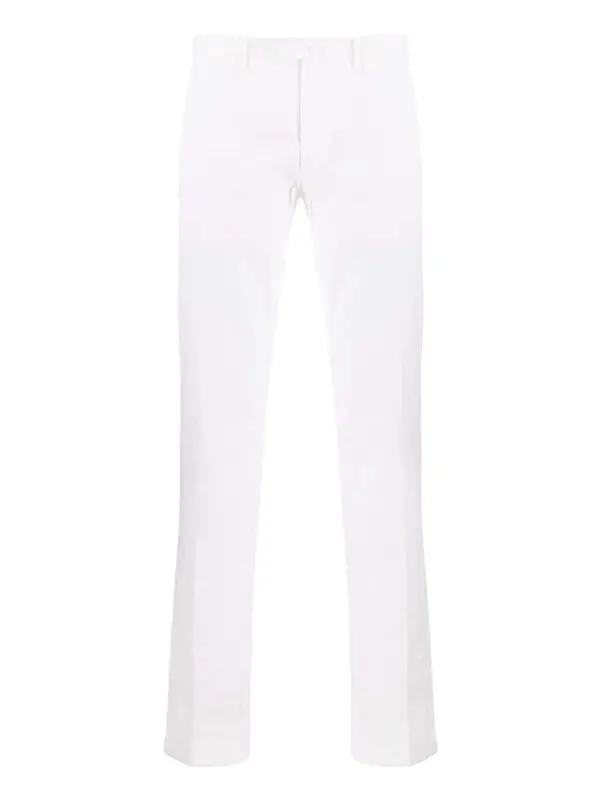DELL'OGLIO Straight-leg Trousers - White