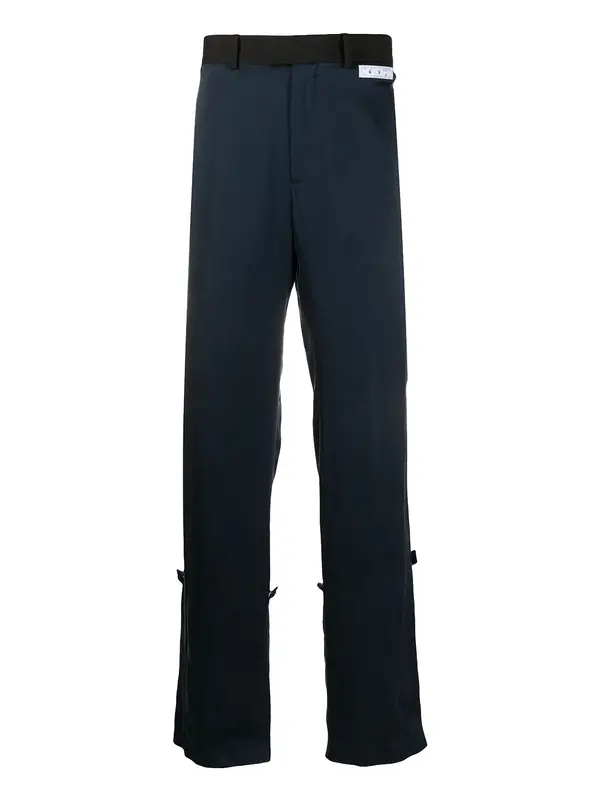 Off-White Straight-leg Trousers - Black