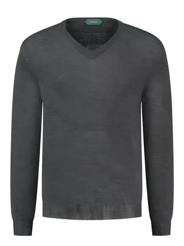 ZANONE V-neck Sweater - Grey