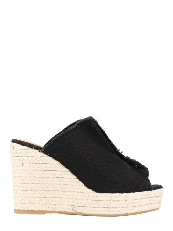 CastaÑer Fatima Espadrilles With Wedge Heel - Black