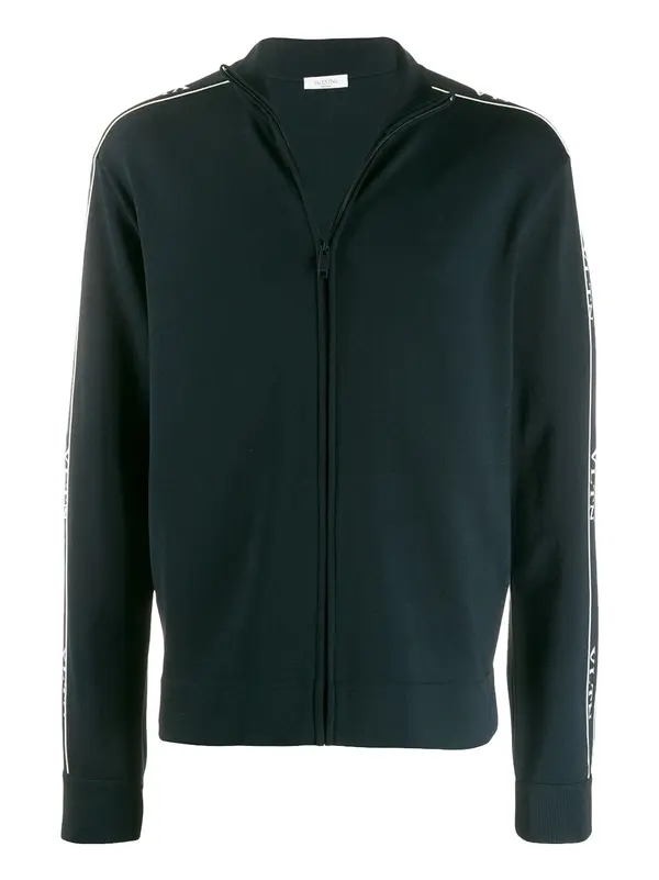 Valentino Garavani Logo-tape Track Jacket - Blue