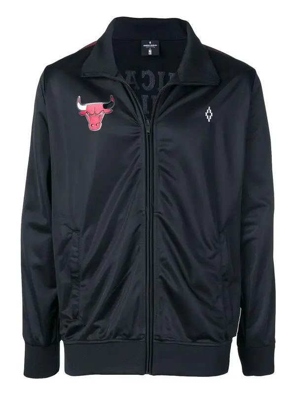 COUNTY OF MILAN Chicago Bulls Bomber Jacket - Black