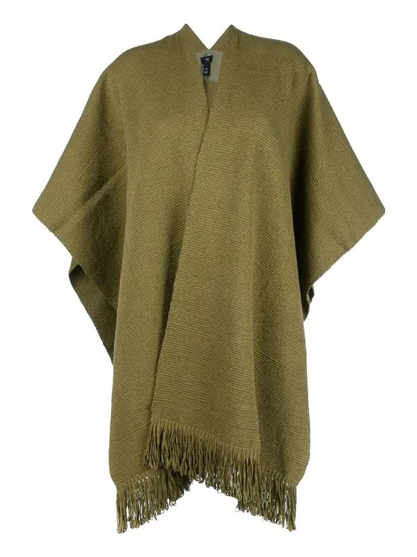Voz Short-sleeve Flared Cardi-coat - Green