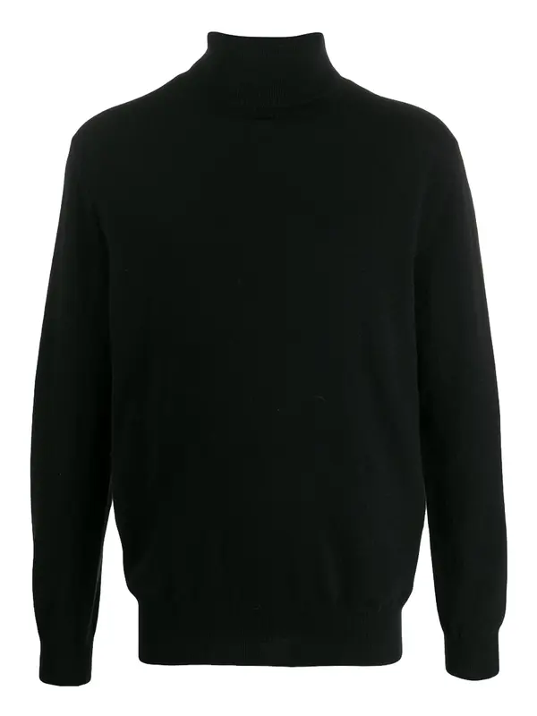 N.peal Roll Neck Jumper - Black