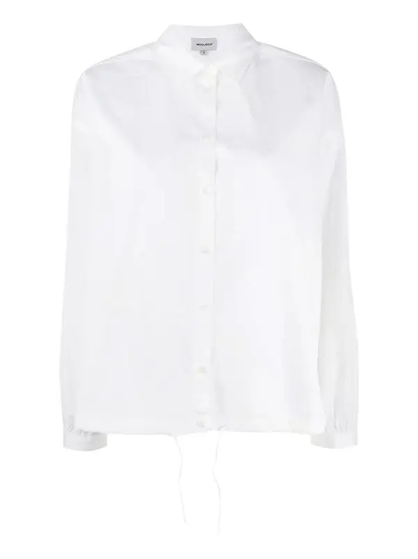 Woolrich Drawstring Hem Shirt - White