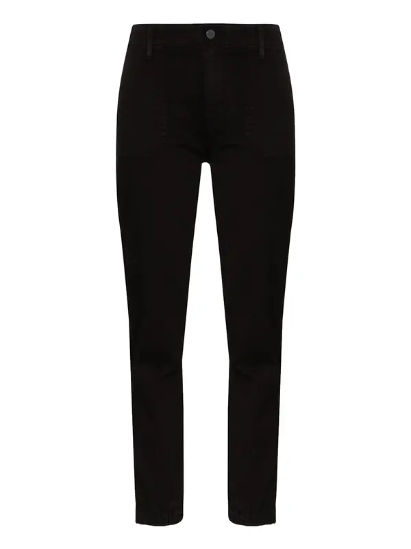 Paige Mayslie Cargo Trousers - Black