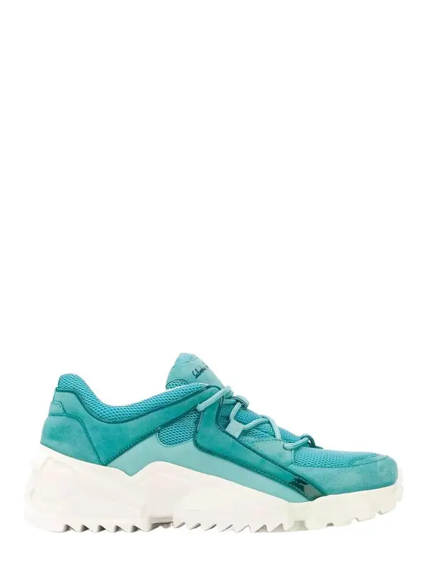 FERRAGAMO Skylar Chunky Sole Sneakers - Blue