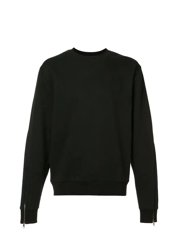 MOSTLY HEARD RARELY SEEN Zipped Sleeves Sweatshirt - Black