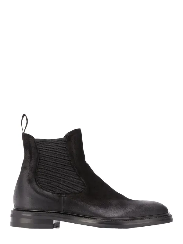 SCAROSSO Hunter Ankle Boots - Black