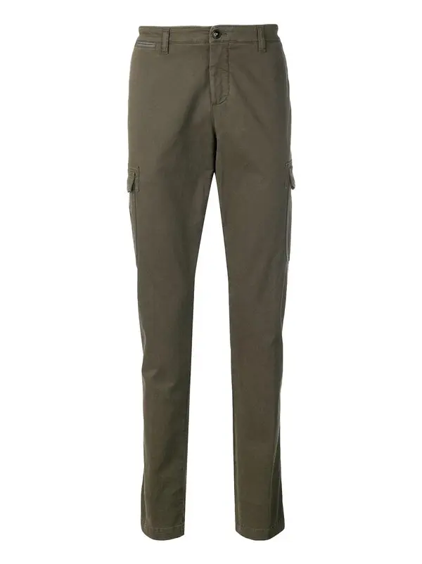 Eleventy Straight-leg Cargo Pants - Green