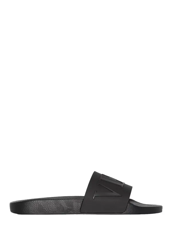 Valentino Garavani Vltn Slides - Black