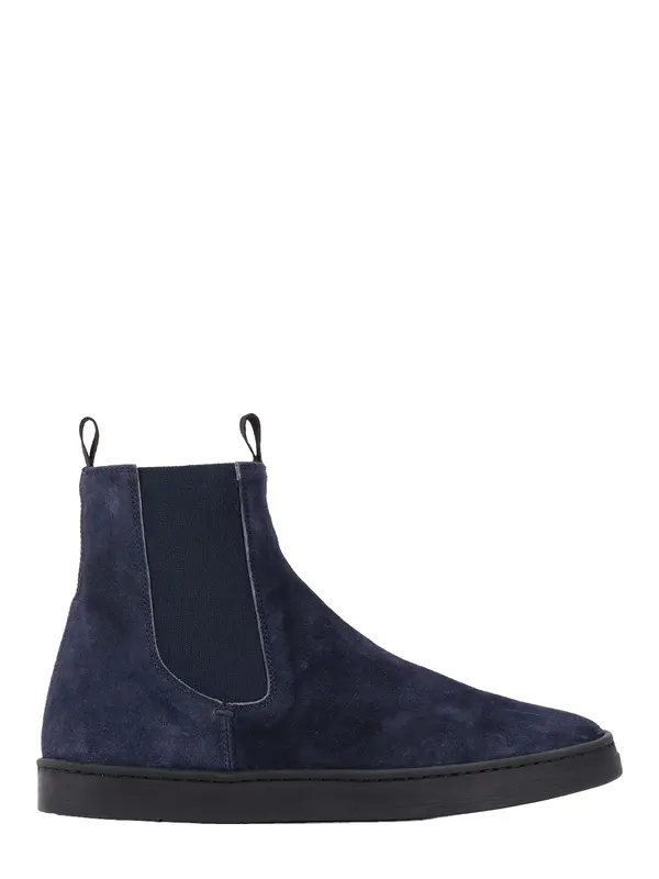 Officine Creative Suede Sneaker Boots - Blue