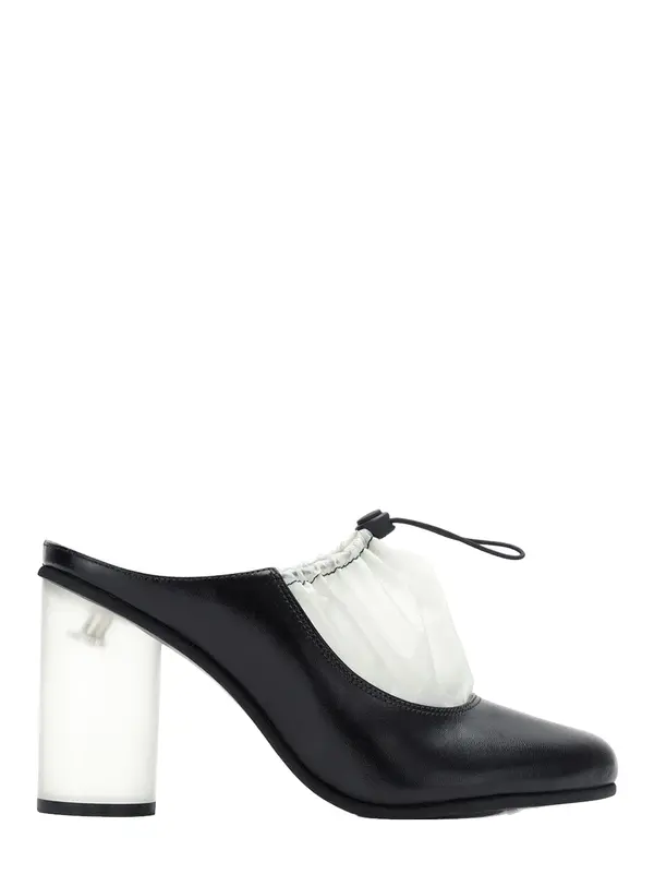 STUDIO CHOFAKIAN Leather Mules - Black