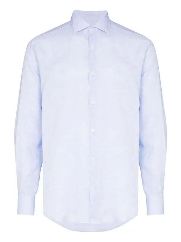 Frescobol Carioca Linen Shirt - Blue