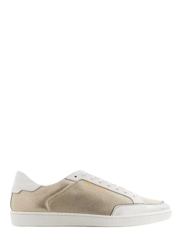 Saint Laurent Court Classic Sl/10 Low-top Sneakers - Gold