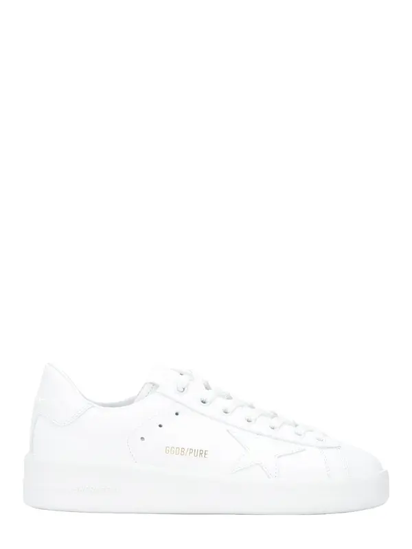 GOLDEN GOOSE Pure Leather Low-top Sneakers - White