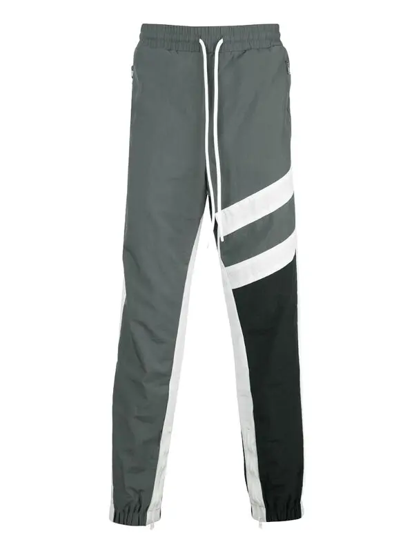 GOD'S MASTERFUL CHILDREN Striped Track Trousers - Grey