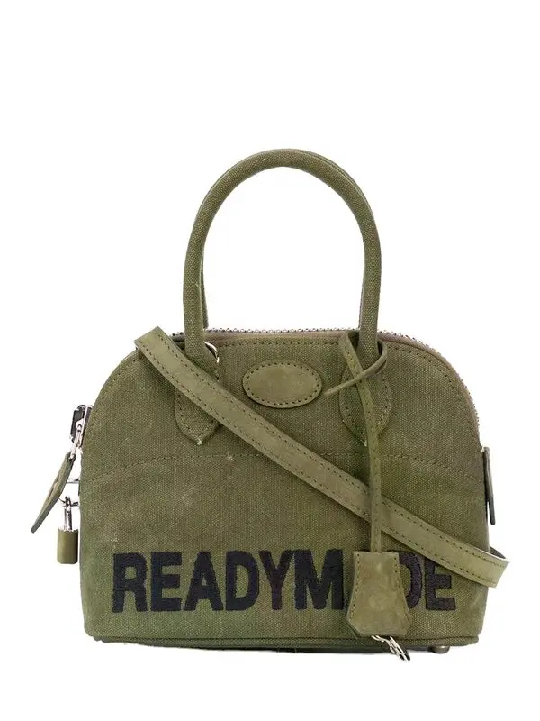Readymade Contrast Logo Tote - Green