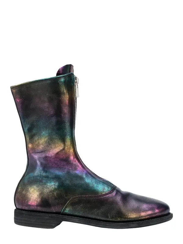Guidi Iridescent Ankle Boots - Multicolour
