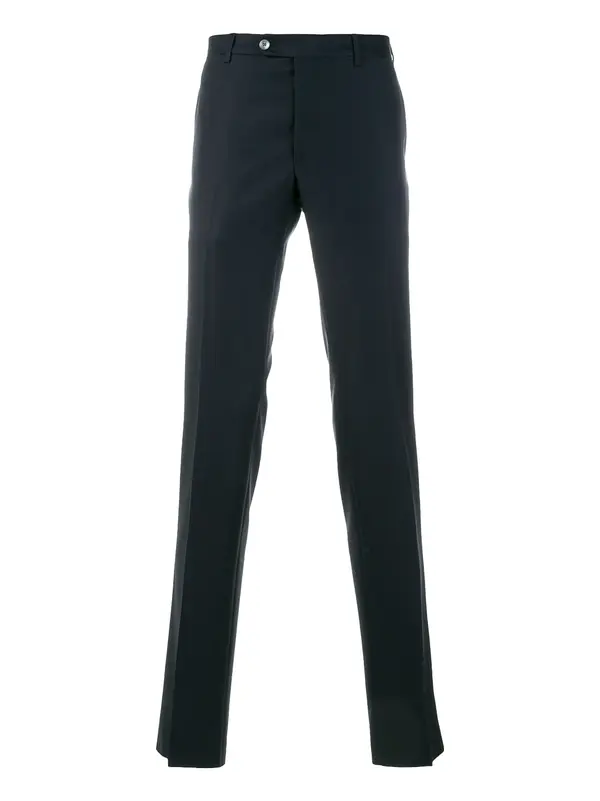 DELL'OGLIO Straight-leg Trousers - Blue