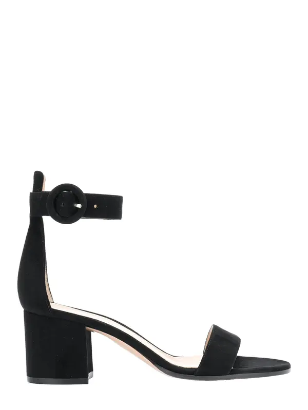 GIANVITO ROSSI Versilia 60mm Suede Sandals - Black