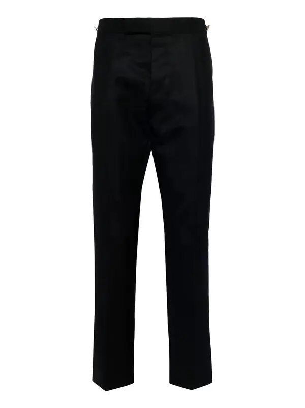 Thom Browne Super 120's Twill Low Rise Trousers - Blue