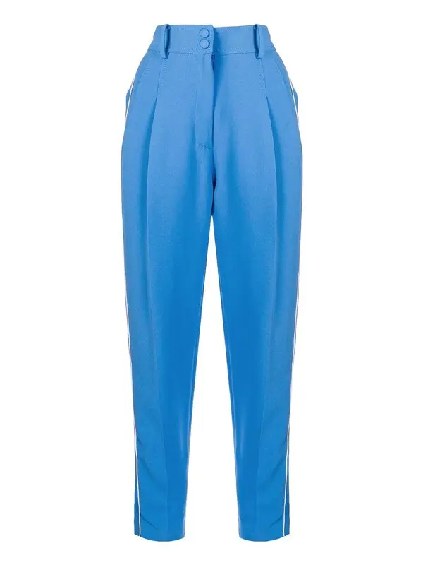 N°21 Pleated Tailored Trousers - Blue