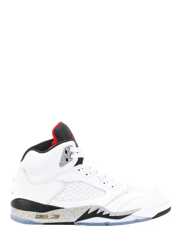 JORDAN Air 5 Retro Cement Sneakers - White