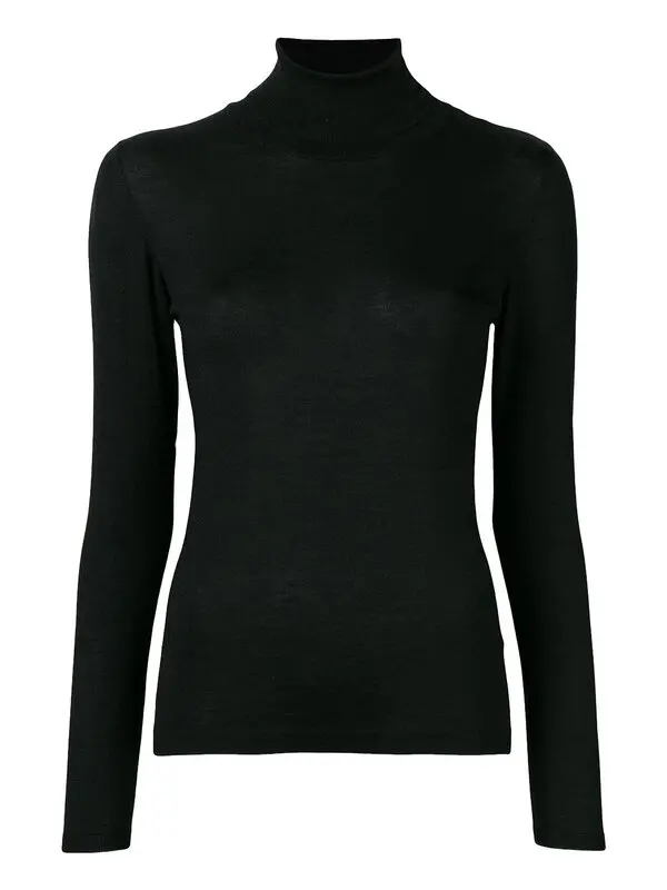 Brunello Cucinelli Cashmere Turtleneck Sweater - Black