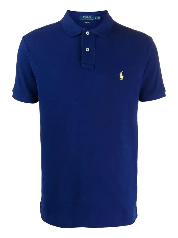 Polo Ralph Lauren Polo Pony-embroidered Polo Shirt - Blue